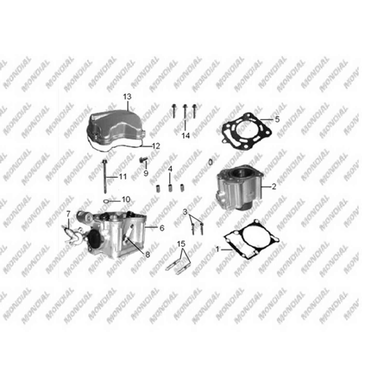 Atv Spider 250 Külbütör Kapağı Orj
